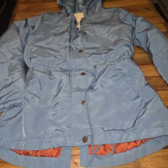Copper Key | Jackets & Coats | Copper Key Blue Hooded Puffer Jacket ...